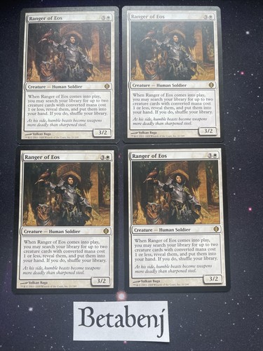 4x MTG Ranger of Eos Shards of Alara (Playset) | eBay