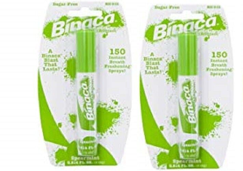Binaca Blast Breath Spray Peppermint, 0.21oz - 6 Pack for sale online ...