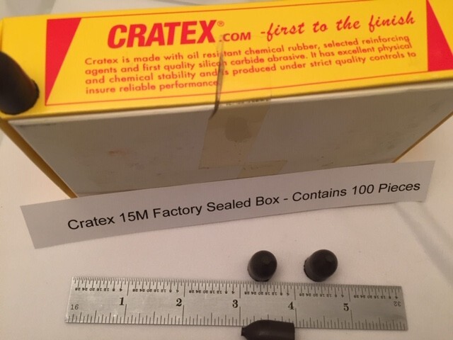 Cratex Rubberized Abrasive 100pcs 15M Silicon Carbide | eBay