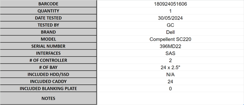 Dell Compellent SC220 Storage Disk Array 24 x 2.5" SAS *No HDD* | eBay UK