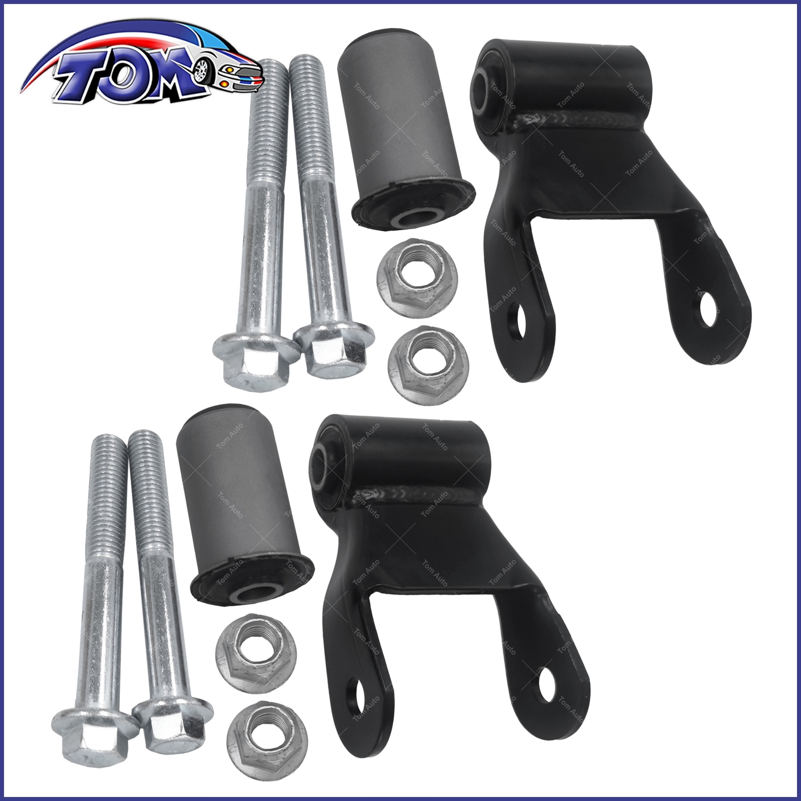 2PCS Leaf Spring Shackle Kit for Dodge / Mitsubishi / Ram Models 722 ...
