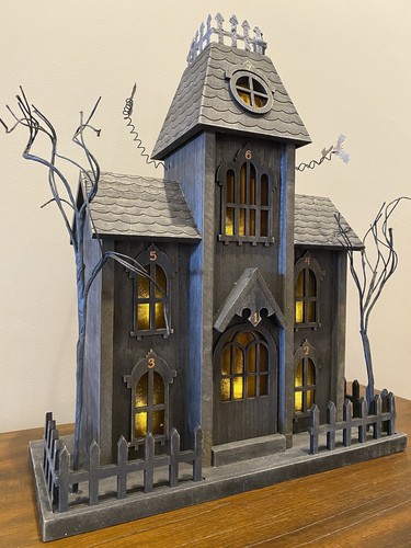 RARE Target Threshold Halloween Advent Countdown Wooden Black Haunted ...