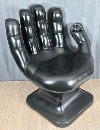 Vintage RMIC black plastic right Hand chair, Rotonics Molding Inc | eBay