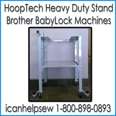 HEAVY DUTY Embroidery Stand for All Baby Lock 6 and 10 Needle Machines ...