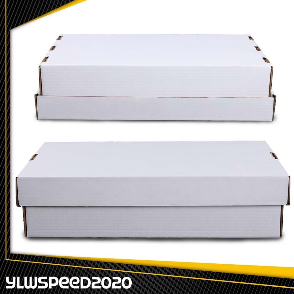 2PCS 3000 Count 3 Row Super Shoe Cardboard Trading/Gaming Card Storage ...