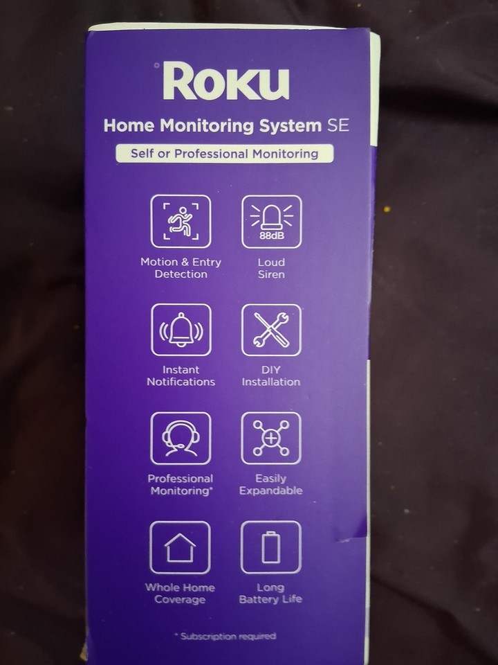 Roku Smart Home Monitoring System 5-Piece Wi-Fi-Enabled Indoor Bundle ...