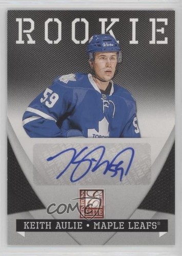 2010-11 Zenith Donruss Elite Dare to Tear /99 Keith Aulie #222 Rookie ...