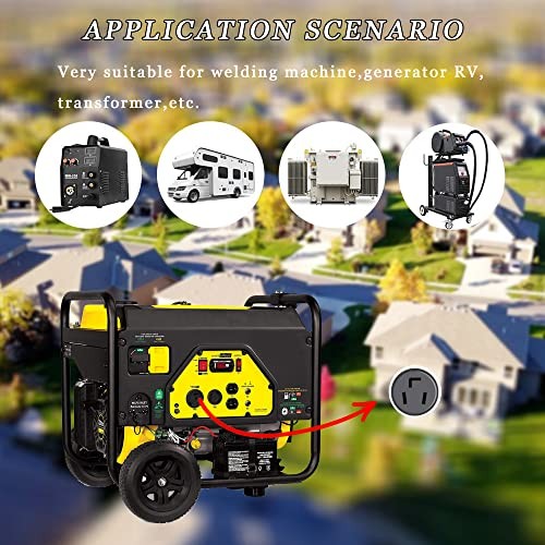 S7 220 Adapter Plug,20Inch 250V 10-30P to 6-50R Heavy Duty 30 10 ...