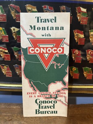 1934 Conoco Road Map: Montana NOS | eBay