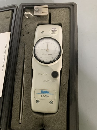 CHATILLON LG-050 MECHANICAL FORCE GAUGE 50LB x 0.25LB | eBay