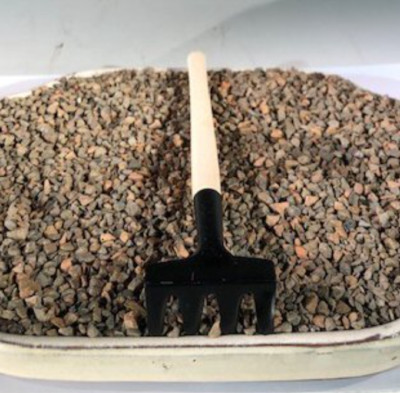 Miniature Figurine For Bonsai Ceramic Rake Measure 7" Long With 4 Tines ...