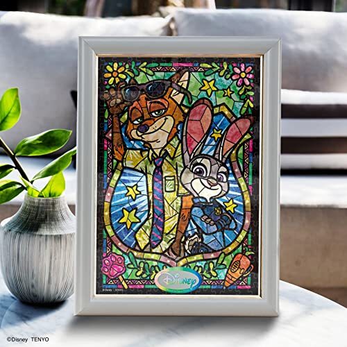 Zootopia 266 Piece Jigsaw Puzzle Judy & Nick Gyutto Series Stained Art ...