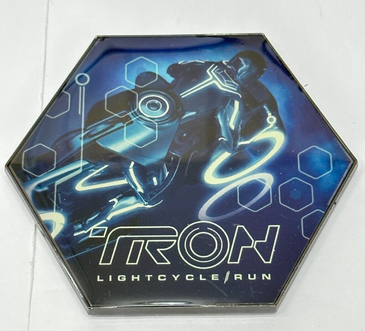 Disney World Tron Lightcycle Run Enter The Grid Poster Metal Magnet | eBay