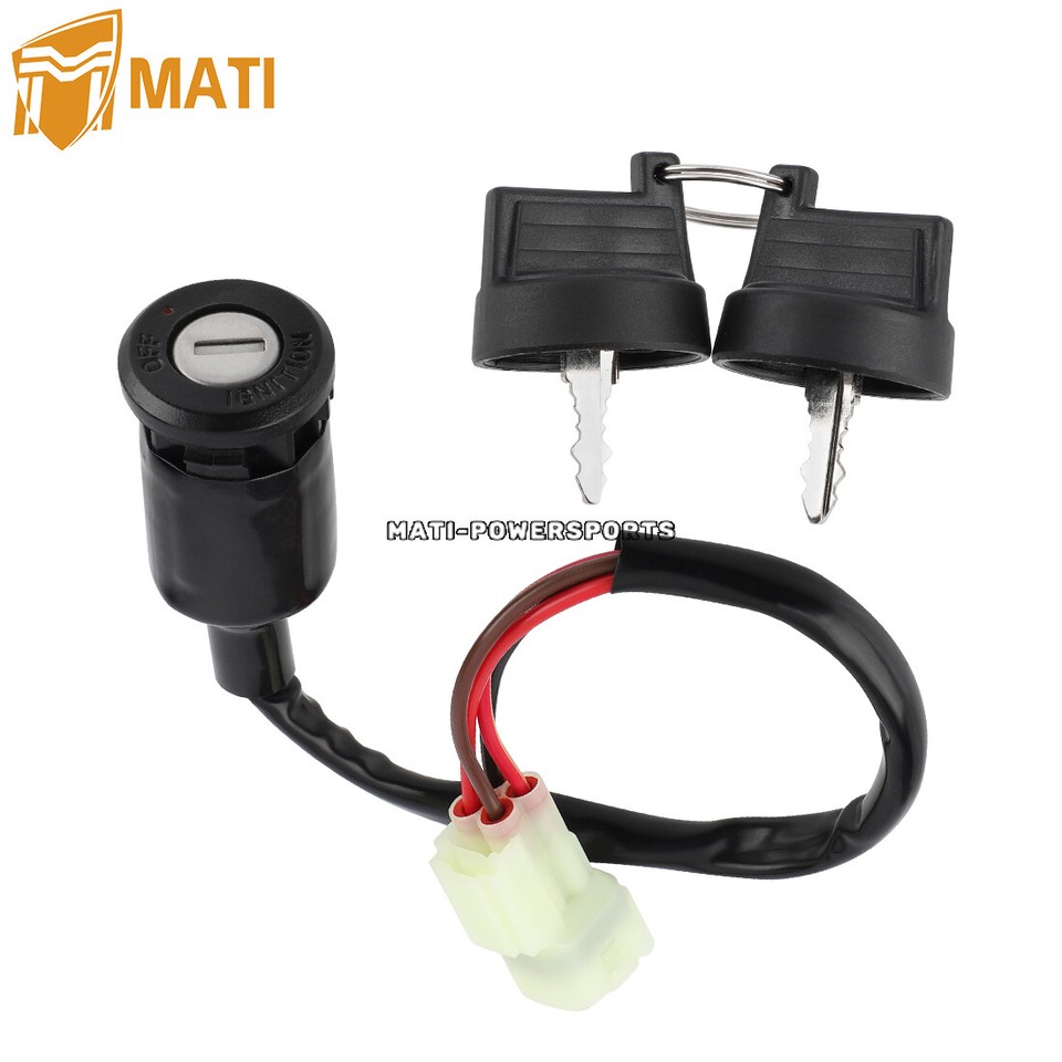For 2009-2013 YAMAHA RAPTOR 90 YFM90R IGNITION SWITCH 2 KEYS 43D-H2510 ...