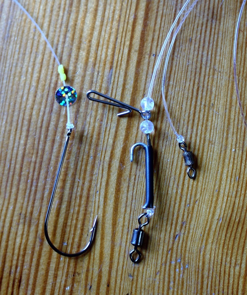 4 x BASS L&M SEA FISHING RIGS 80lb BODY size 3/0 SAKUMA MANTA HOOK ...