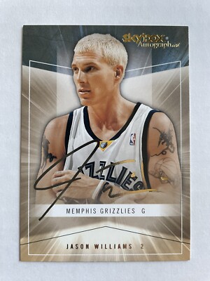 Jason Williams 2004-05 Skybox Autographics Gold Insignia /150 RARE SP ...