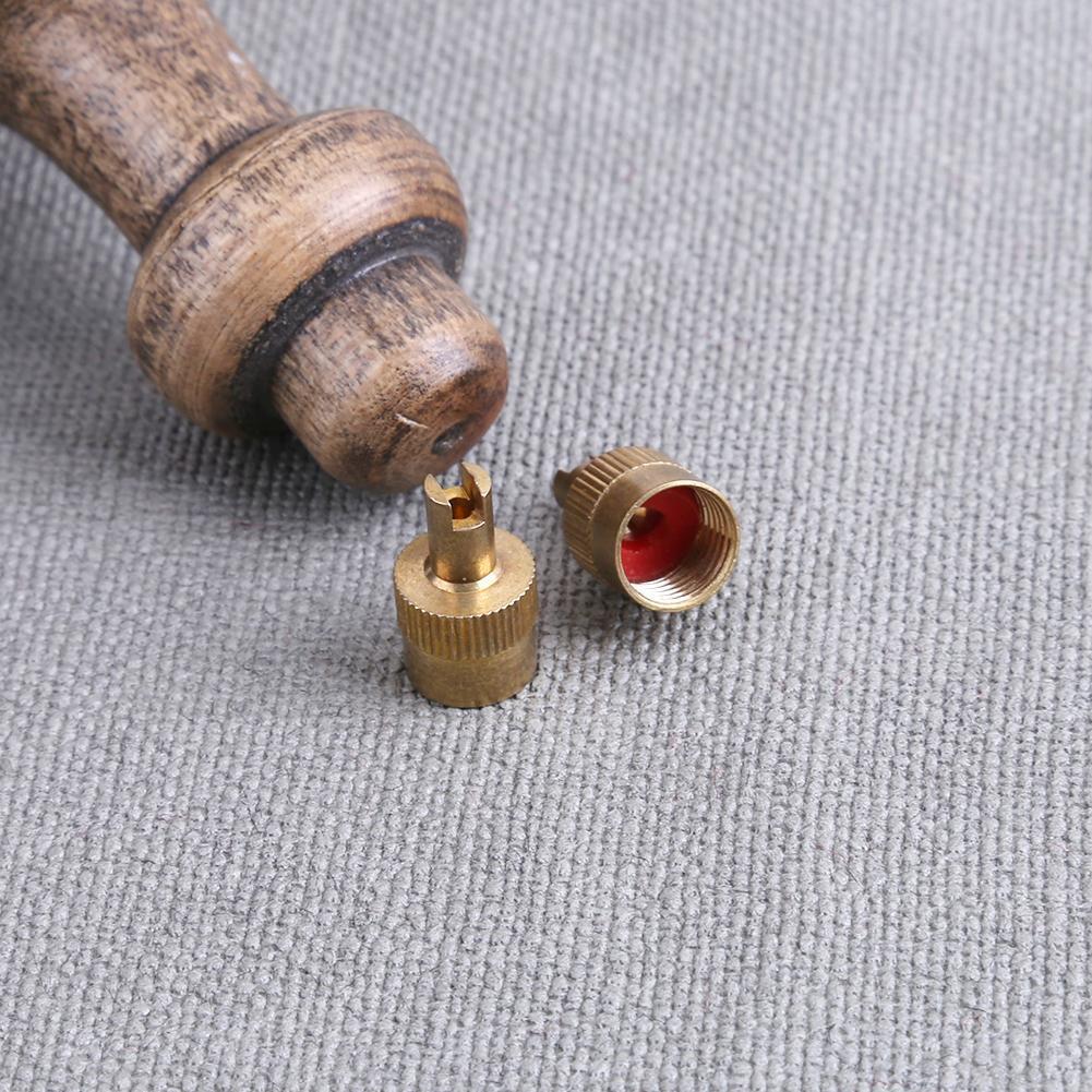 10pcs Coppe Slotted Head Valve Stem Caps for Car Motorcycle Schrader ...