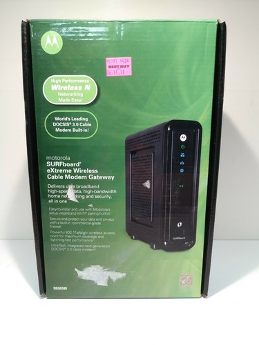Motorola SURFboard eXtreme Wireless Cable Modem Gateway SBG6580 | eBay