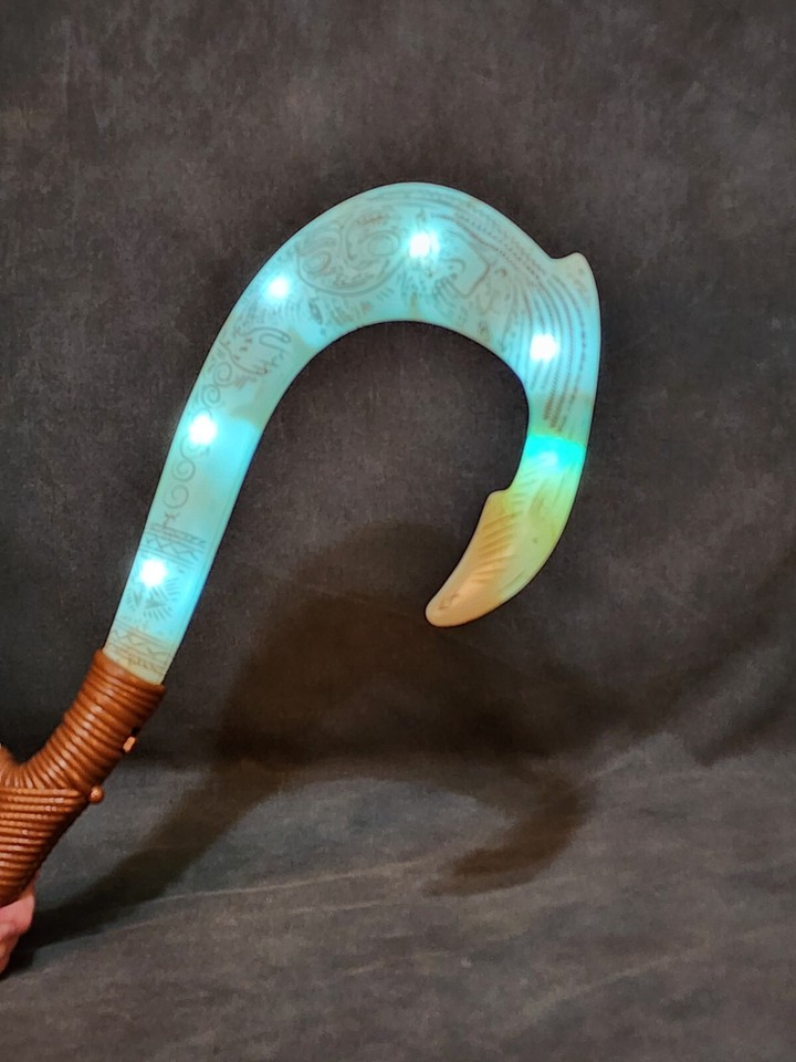 Disney's Moana Maui's Magical Fish Hook Motion Activated Lights & Sound ...
