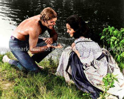 Chuck Connors 8x10 RARE COLOR Photo 609 | eBay