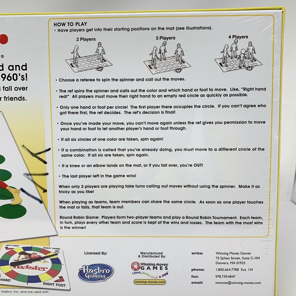 Hasbro Twister Game, Family Friendly - New In Box, SEALED | eBay