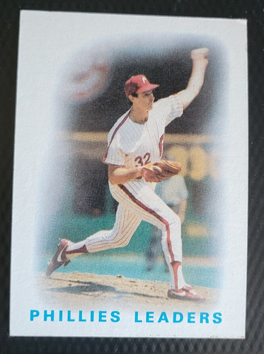 1985 Topps Team Leaders STEVE CARLTON Philadelphia Phillies MLB ...
