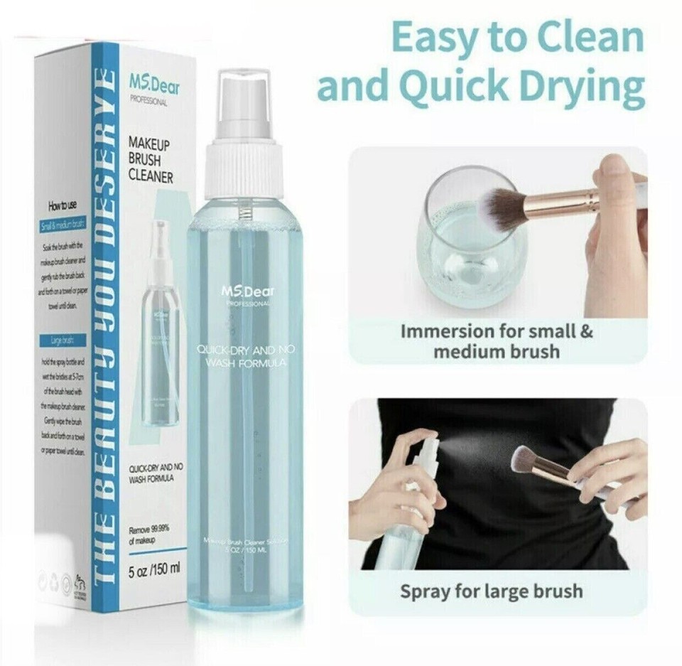 Ms Dear Professional Make Up Brush Cleaner Make them last longer! 5oz ...