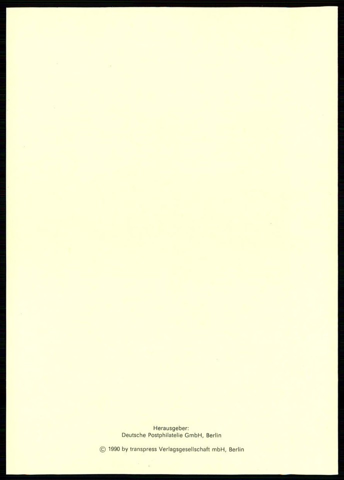 BRD ERINNERUNGSBLATT 1990/36 DEUTSCHE EINHEIT GERMAN UNITY FAHNE FLAGGE ...