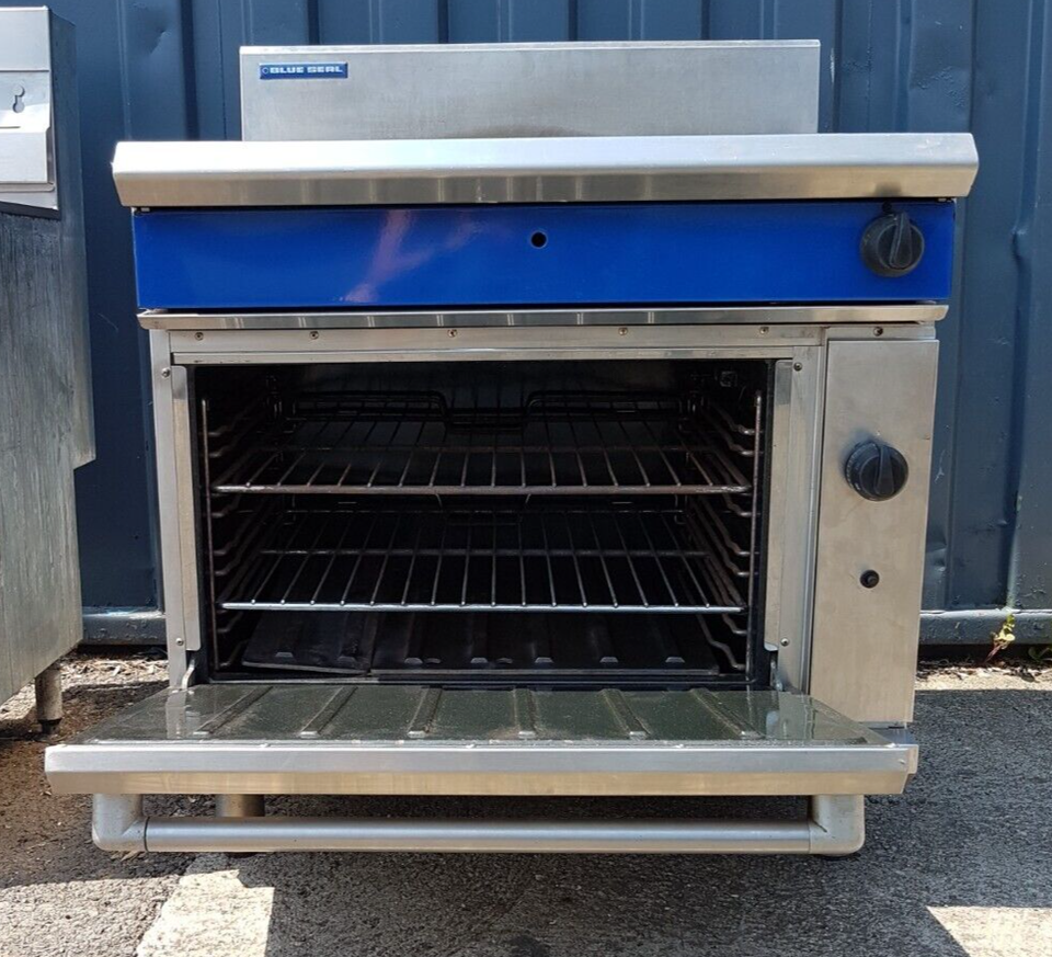 BLUE SEAL SOLID TOP BULLSEYE PROPANE GAS OVEN RANGE G570 LPG | eBay UK