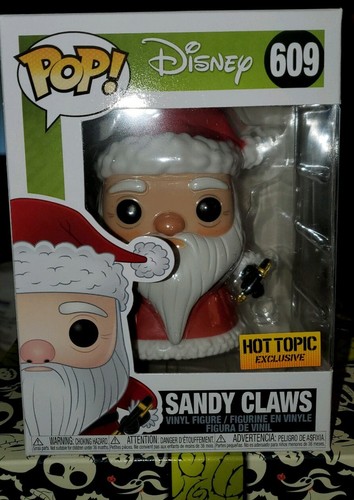 SANDY CLAWS Funko Pop! Nightmare Before Christmas Hot Topic Exclusive ...