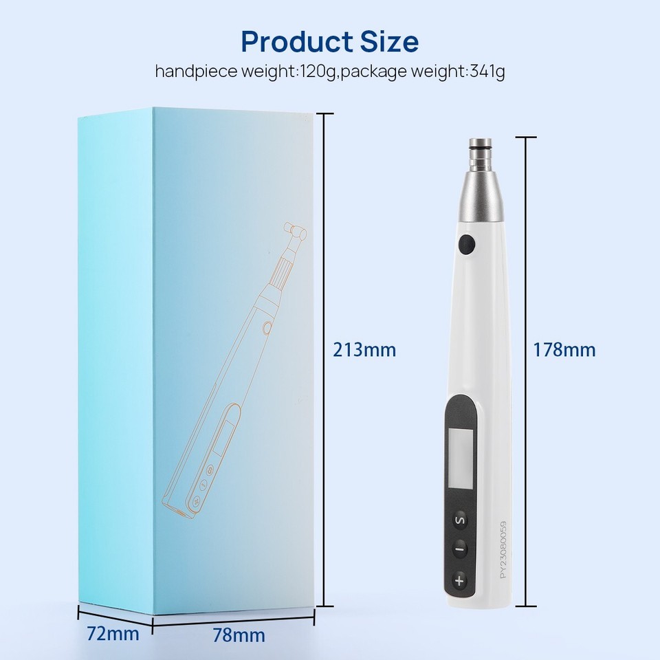 Dental Cordless Hygiene Prophy Handpiece+2 Prophy Angles /Portable ...
