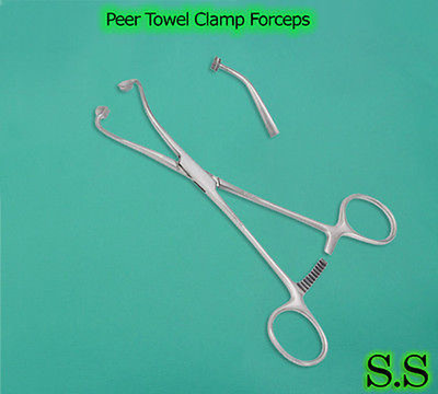 PEER TOWEL CLAMP Forceps Surgical OB/GYNECOLOGY INSTRU | eBay