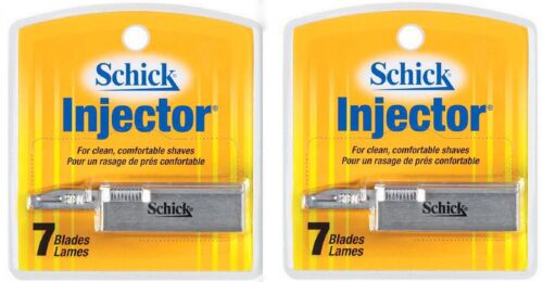 Schick Injector Single Edge Refill Blades 7 Ct 1 Ea (2 pack) | eBay