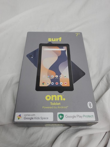 Onn Surf Tablet 7" Android Bluetooth 32GB Storage 3GB RAM (Blue) (ARY ...