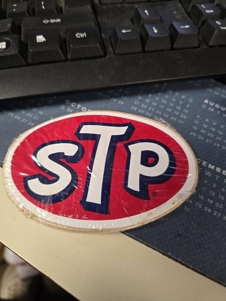 Vintage 4 Inch STP sticker / Decal | eBay