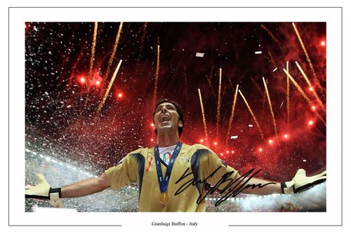 GIANLUIGI BUFFON ITALY AUTOGRAPH SIGNED PHOTO PRINT ITALIA SOCCER | eBay