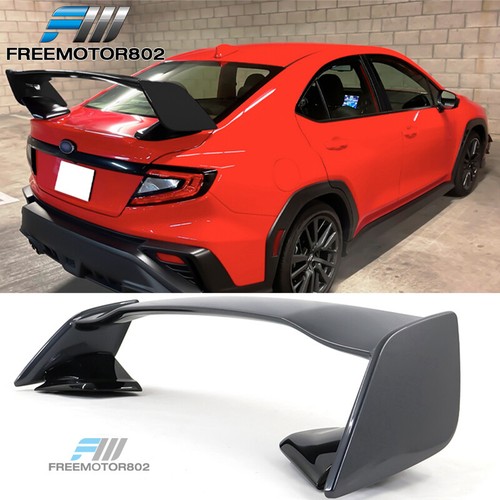 Fits 22-24 Subaru WRX STI Style Rear Trunk Spoiler #P8Y Gray w/ Gloss ...