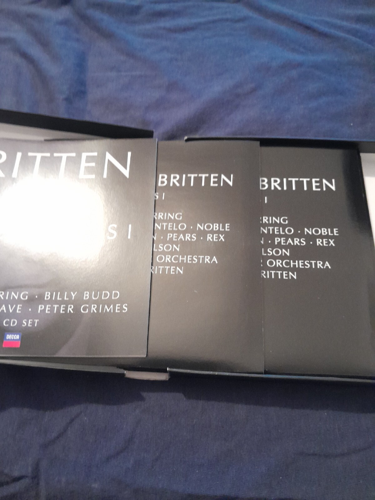 Britten - Effectue Opéras I.Herring Budd Wingr Nouveau Grimes Box 8 CD ...