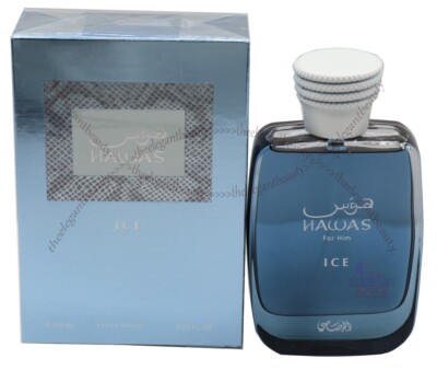 Hawas Ice By Rasasi 3.3oz EDP New In Box | eBay