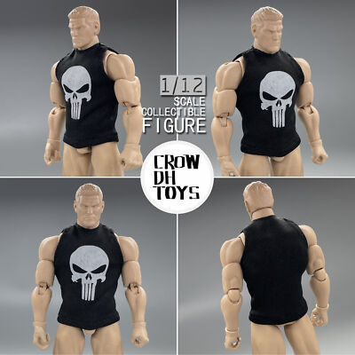 1:12 Scale T-Shirt Model Short-Sleeved Toysfor 6" Action Figure Body | eBay