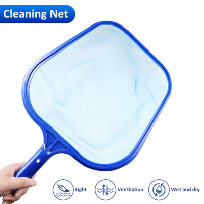 Swimming Pool Leaf Rake Skimmer Net Mesh Frame Debris Cleaning Scoop ...