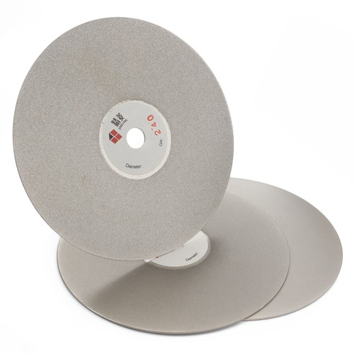 3Pcs 6" inch Grit 240 600 1200 Diamond Grinding Disc Coated Flat Lap ...