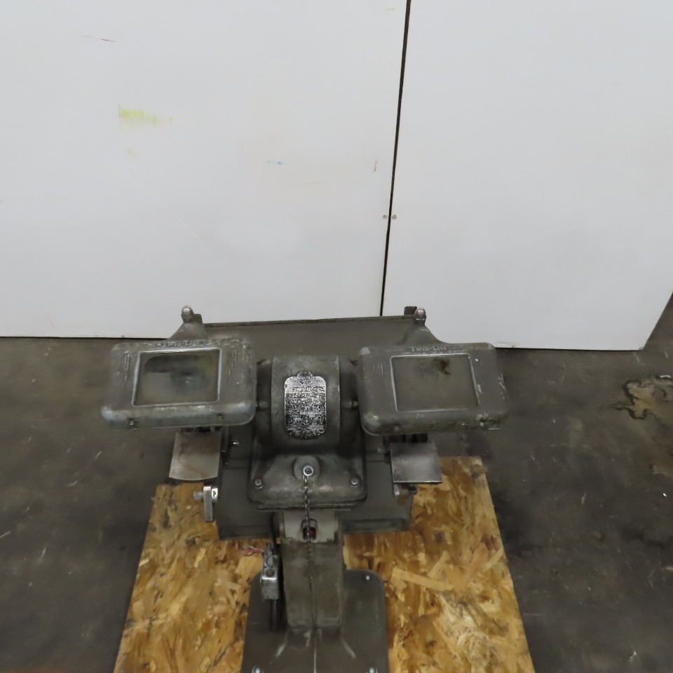 Delta 1/2HP Pedestal Mount 6" Dual Wheel Grinder Buffer 230V 3PH W ...