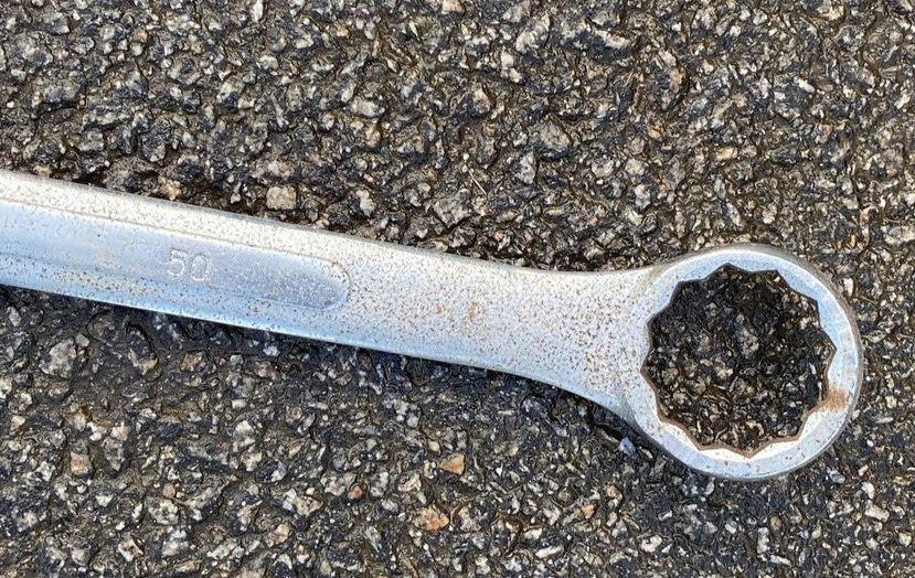 Large 50mm Combination Spanner Wrench Mechanics Engineers Tool | eBay UK