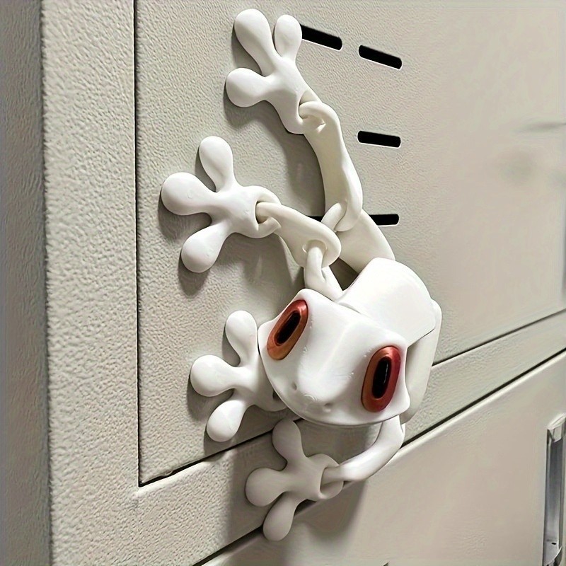 Advanced Easy to Install 3D Frog Refrigerator Stickers for Home Kitchen ...