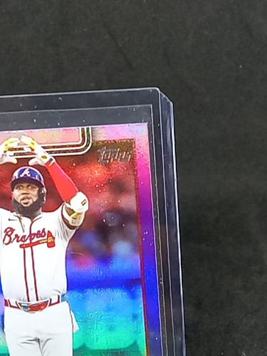 2025 Topps Series 1 MARCELL OZUNA Purple Foil /250 Atlanta Braves #160 ...