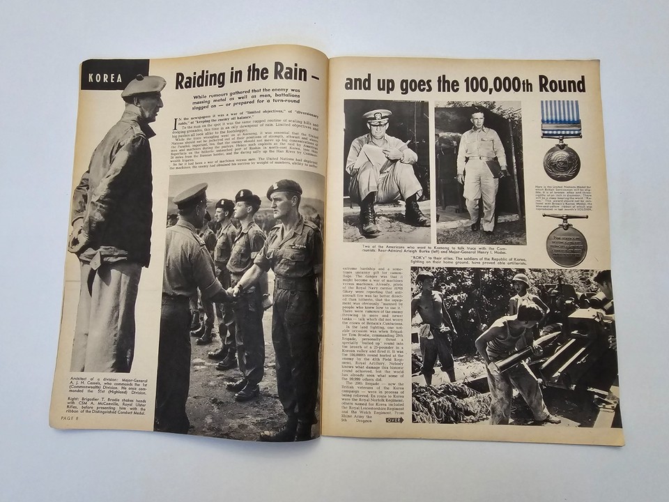 Soldier British Army Magazine Vol.7 No.8 Oct. 1951 Back Cover Elizabeth ...