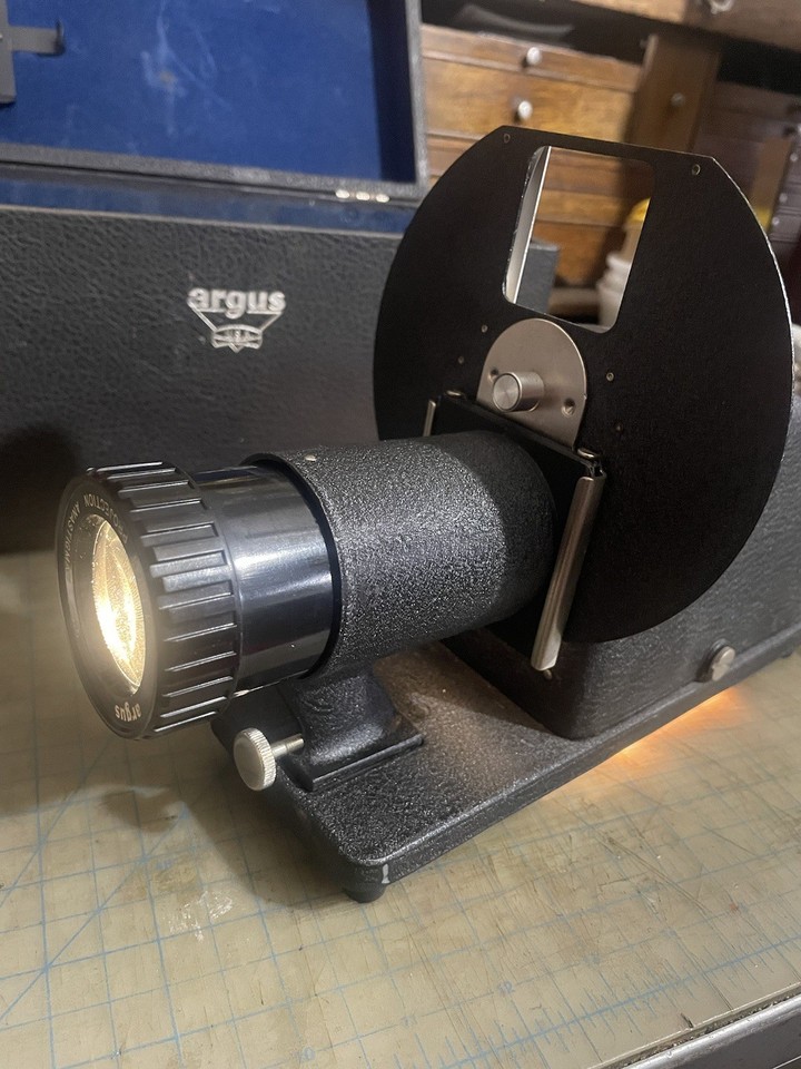 Vintage Argus Slide Projector In Case | eBay
