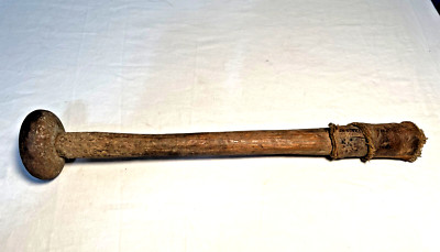 Antique Atha Tool Macadamizing Knapping/Napping Hammer stone dressing ...