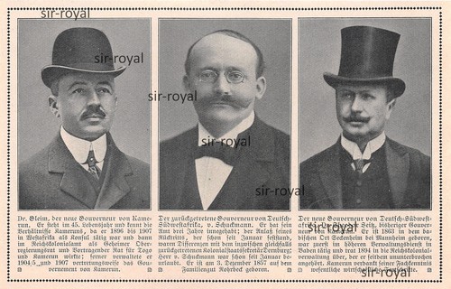 Otto Gleim - Bruno von Schuckmann - Theodor Seitz - 1910 ~16x10cm | eBay